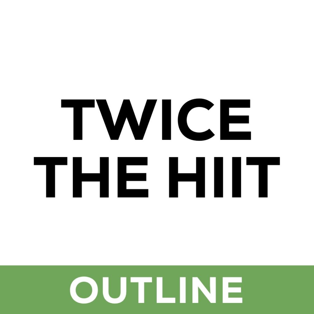 Twice the HIIT | Bruce and Mindy